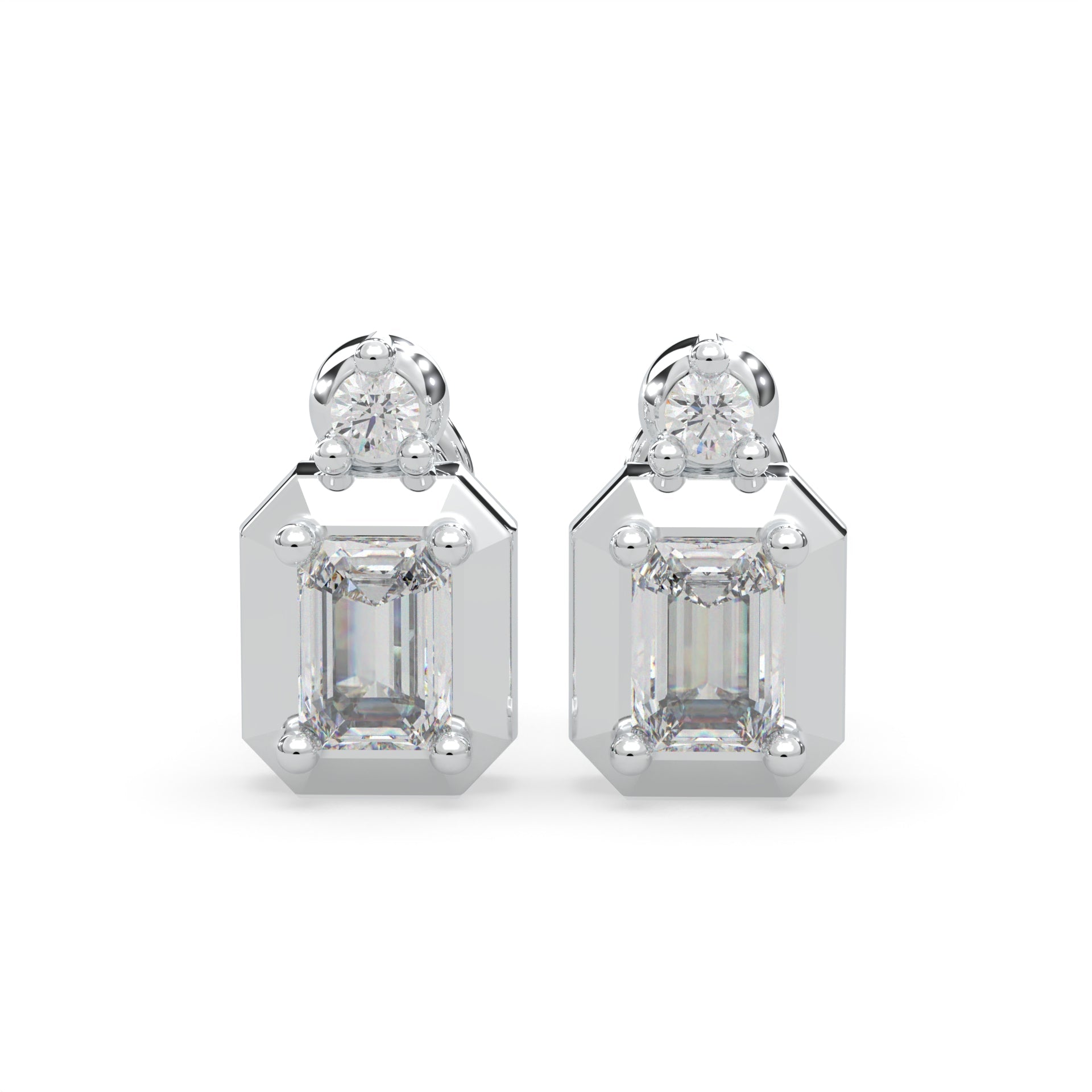 Ice Earring Peak- Stud Earrings, Natural Diamonds from Diavik, ME™